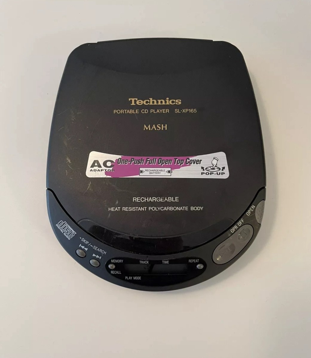 Technics Mash SL-XP165 Portable Cd Player With XBS Bass – Foxes Den