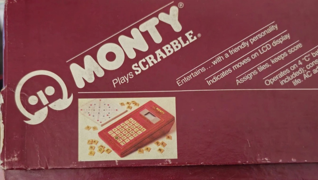 Monty plays scrabble – Foxes Den